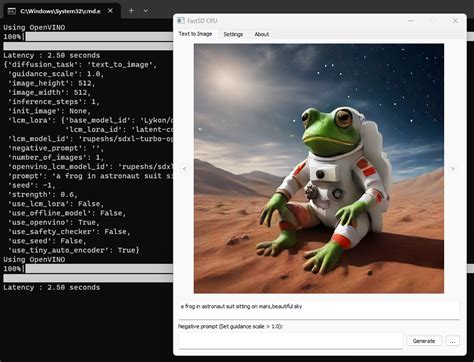 Fastsd Cpu Beta 21 Sdxl Turbo Openvino Support 25 Seconds On Cpu
