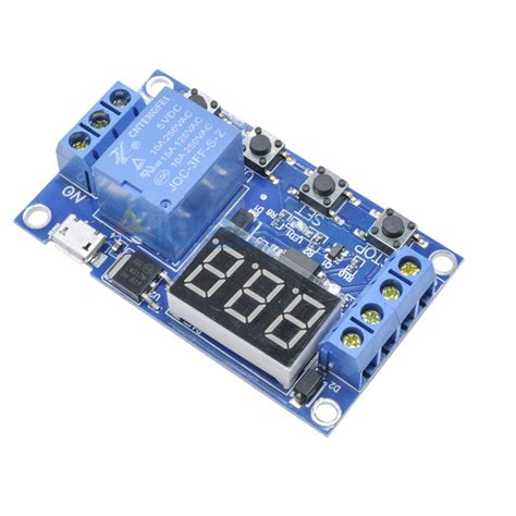 Dc 5v 12v 24v Led Light Digital Time Delay Relay Trigger Cycle Timer Delay Switch Circuit Board