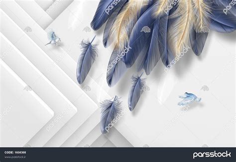 پرهای هنر انتزاعی مد دیوار هنر مدرن را می توان برای تزئین دیوار کاغذ دیواری نقاشی های دیواری فرش