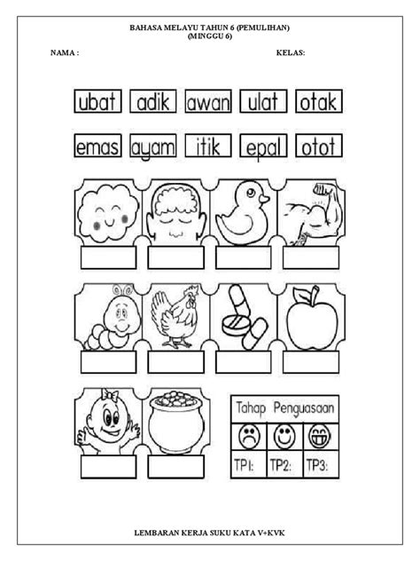Latihan Vkvk Pemulihan Bm Tahun 6 Pdf