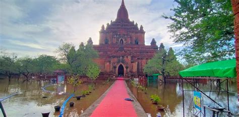 ဆိုင်ကလုန်းမုန်တိုင်း မိုခါ Mocha ဝင်ရောက်တိုက်ခိုက်မှုကြောင့် ညောင်ဦးမြို့ နယ်၊ ပုဂံဒေသရှိ