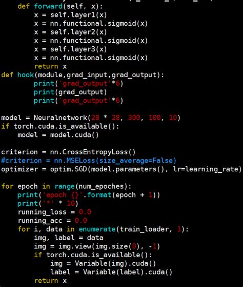 How To Get The Partial Derivative Of The Output Data With The Middle Layer Data Autograd