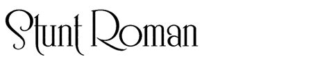Lhf Stunt Roman In Use Fonts In Use