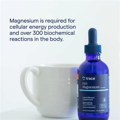 Liquid Ionic Magnesium 400mg Supplement By Trace Minerals