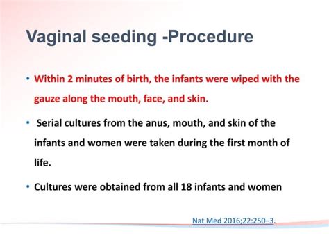 Vaginal Seeding Dr Renu Chawla Dr Sharda Jain PPTX