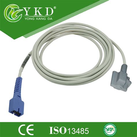 Nellcor Ds 100a Oximax Spo2 Sensor For Pediatric Finger Soft Tip 9pin