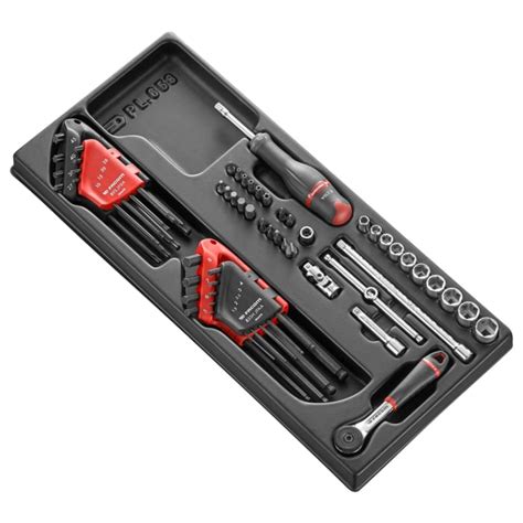 Mod R161 46 Facom Facom 52 Piece Metric 1 4 In Standard Socket Allen Key Bit Set With Ratchet
