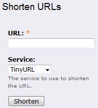 Shorten URLs Drupal Org