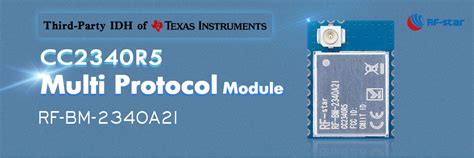 Compact Multi Protocol CC R Module RF BM A I With IPEX RF Star