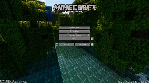 Revamped Minecraft The Wild Update Main Menu Panorama 4096x With Shaders Minecraft Texture Pack