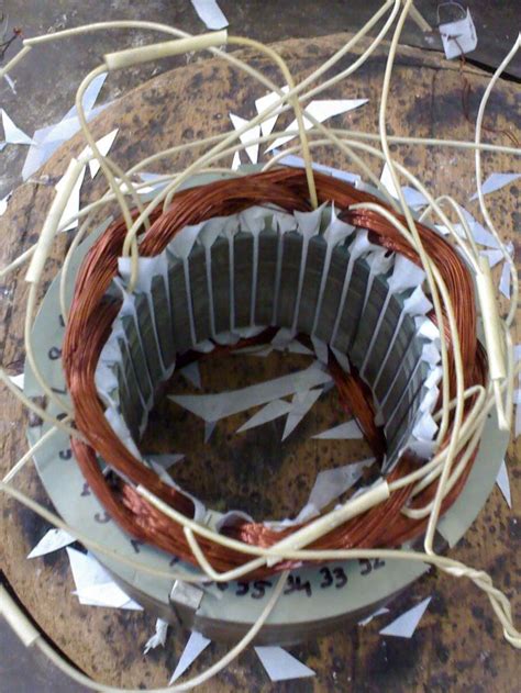 Actual Photograph At The Time Of Winding Iii Control Of Six Phase Download Scientific Diagram