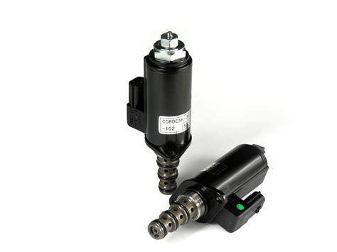 Hydraulic Cartridge Solenoid Valve KDRDE K C Kawasaki For Excavator Spare Part