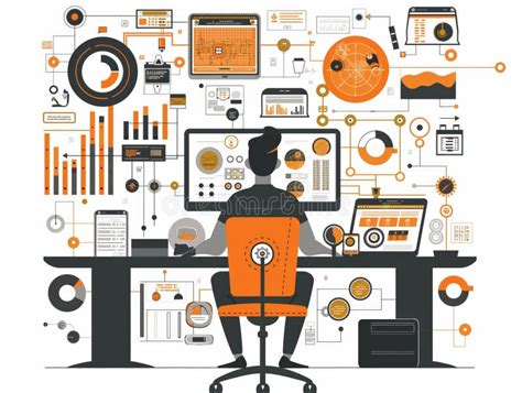 Data Analysis Visualization Stock Photo Image Of Information Graphs