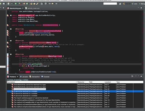 Java Project Errors When Creating An Android App In Eclipse Luna