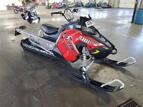 Salvage Motorcycles And Powersports 2018 Polaris Rmk 800 For Sale At Crashedtoys Mn