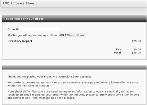 Purchase Instructions