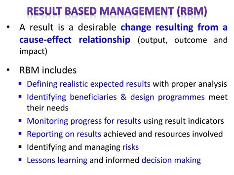 Result Based Management Pptx