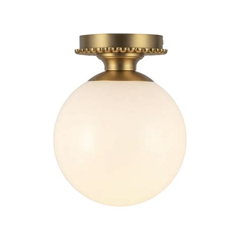 Alora Lighting Sf430108 Otis 8 Wide Semi Flush Globe Ceiling Fixture
