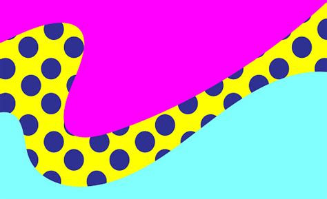 벡터 추상 배경 텍스처 디자인 밝은 포스터 배너 노란색 배경 분홍색과 파란색 줄무늬와 모양 0명에 대한 스톡 벡터 아트 및 기타