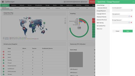Configure Client Settings OpManager Help