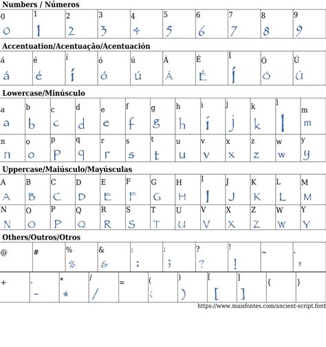 Ancient Script Free Font Download Maisfontes