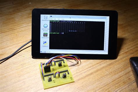 raspberry pi analogue to digital a d conversion board and gui voltage display 9 steps