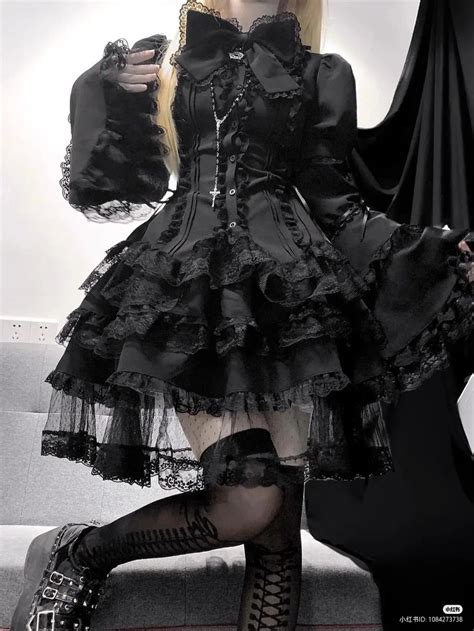 New Goth Lace Satin Bow Chain Corset Skirt Artofit