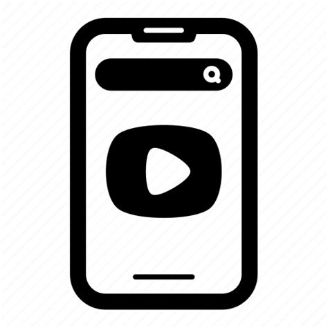 Mobile Video Internet Player Phone Icon Download On Iconfinder