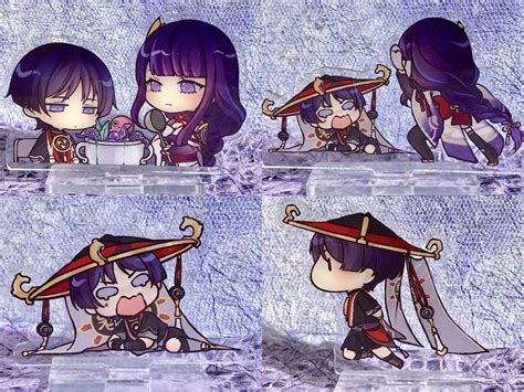 Hikari Genshin Impact Chibi Scaramouche Sumeru Wanderer Raiden Etsy