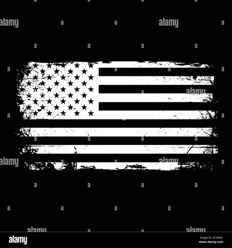 Grunge Usa Flag American Flag With Grunge Texture Vector Stock Vector Image And Art Alamy