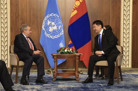 Антонио Гутерреш Монгол бусад ардчилсан хөгжиж буй орнуудын дунд жишиг болж буй улс