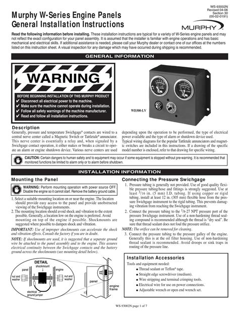 Murphy Switch Wiring Diagram