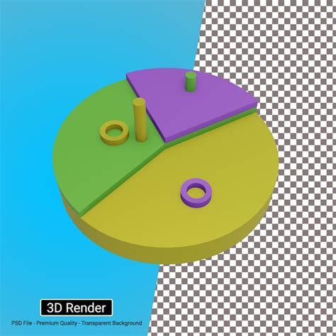 3d Pie Chart Icon Psd 27 000 High Quality Free Psd Templates For Download