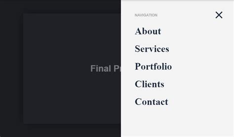 18 Css Off Canvas Menu Navigation Onaircode 18 Css Off Canvas Menu Navigation Onaircode
