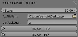 Blender UDK Batch Export Helper Polycount