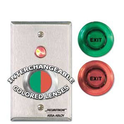 Pb Momentary Securitron Push To Exit Push Button Lock Depot Inc