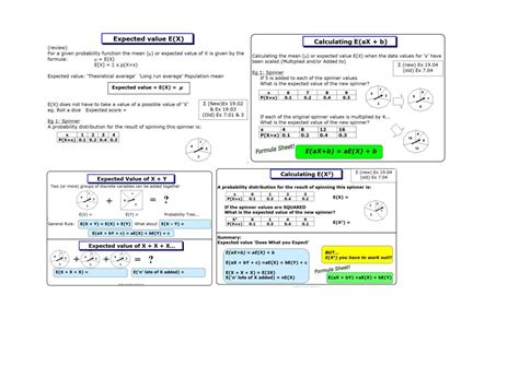 Ncea Level 3 Stats 314 Probability Distributions Mathematics And