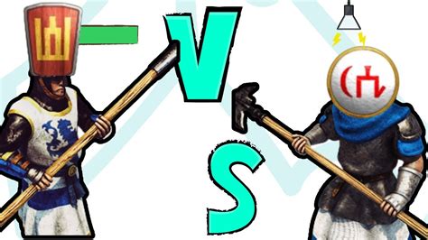 【世紀帝國2決定版】一山還有一山高，弱弱對決；立陶宛戟兵 Vs 韃靼戟兵《單位對決 》 Youtube