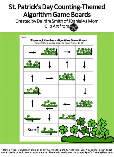 Offline Coding Academy St Patricks Day Counting Themed Algorithm