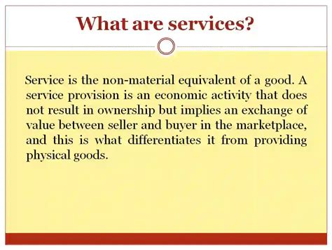 What Are Services Meaning And Characteristics Honable