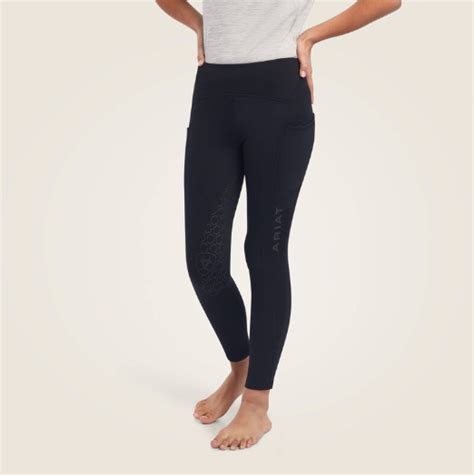 Ariat Youth Venture Thermal Half Grip Tight Black
