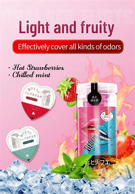 Jelly Mouth Water Ice And Fire Couples Sexual Intercourse Flirting Pleasure Liquid Adult Sex