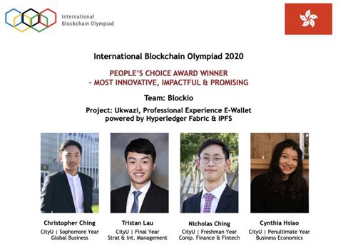 Christopher Ching On Linkedin Fintech Hackathon Consulting Blockchain Strategy