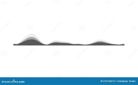 Looped Animation Audio Frequency Monitor Sound Wave 4k Stock Footage