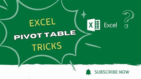 Excel Pivot Table Tricks And Tips For 2025 Tutorial Excel Exceltips