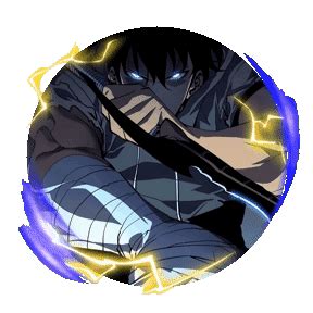 Solo Leveling Lightning Sticker Solo Leveling Lightning Leri