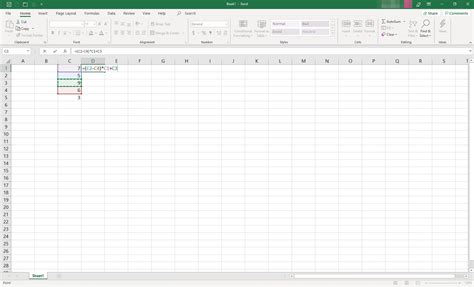 How To Create Formulas In Excel
