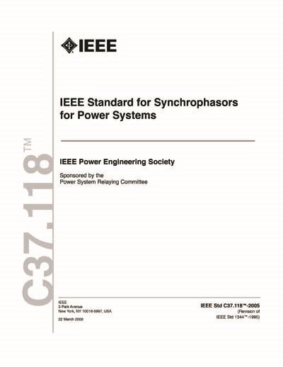 IEEE Std C37 118 2005 IEEE Standard For Synchrophasors For Power Systems