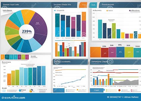 Colorful Business Graph Multi Tiered Bar Chart And Scatter Plot