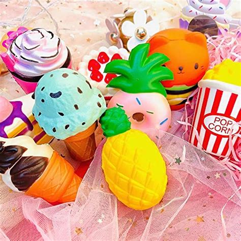 Slow Rising Jumbo Squishies Toys Set 9 Pack Soft Kawaii Squishy